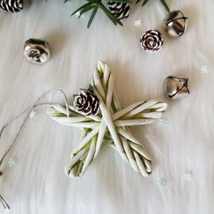 Hand Crafted | Holiday | Handmade Paper Ornament Star Scandinavian ...